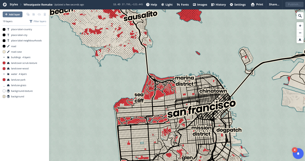 Concept to map: My ideation process