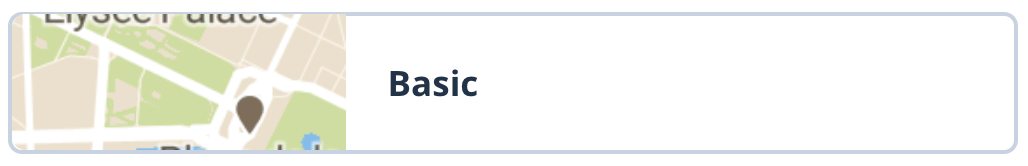 Basic - For a detailed, yet simpler map style than Streets