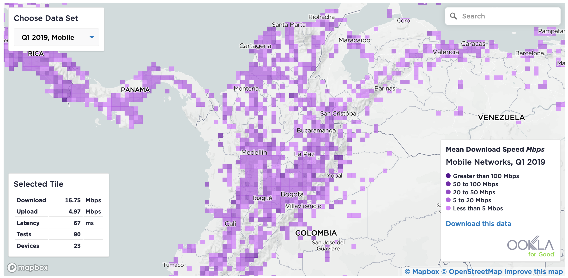 Ookla Launches Global Network Performance Maps with MTS and GLJS
