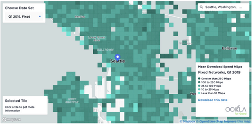 Ookla Launches Global Network Performance Maps with MTS and GLJS