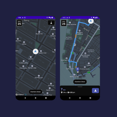 Introducing Mapbox 3D Live Navigation