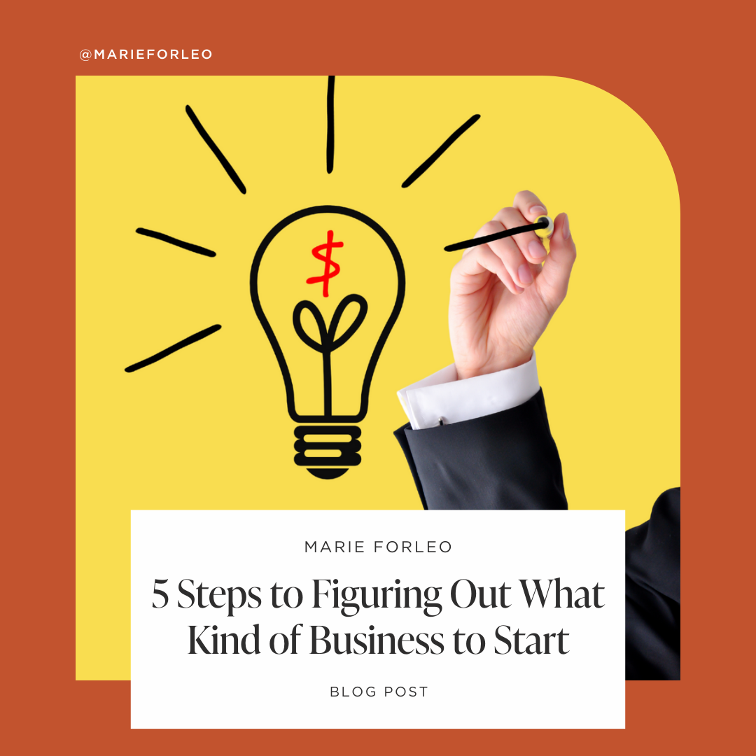Too Many Business Ideas? 5 Steps to Figure out What to Start