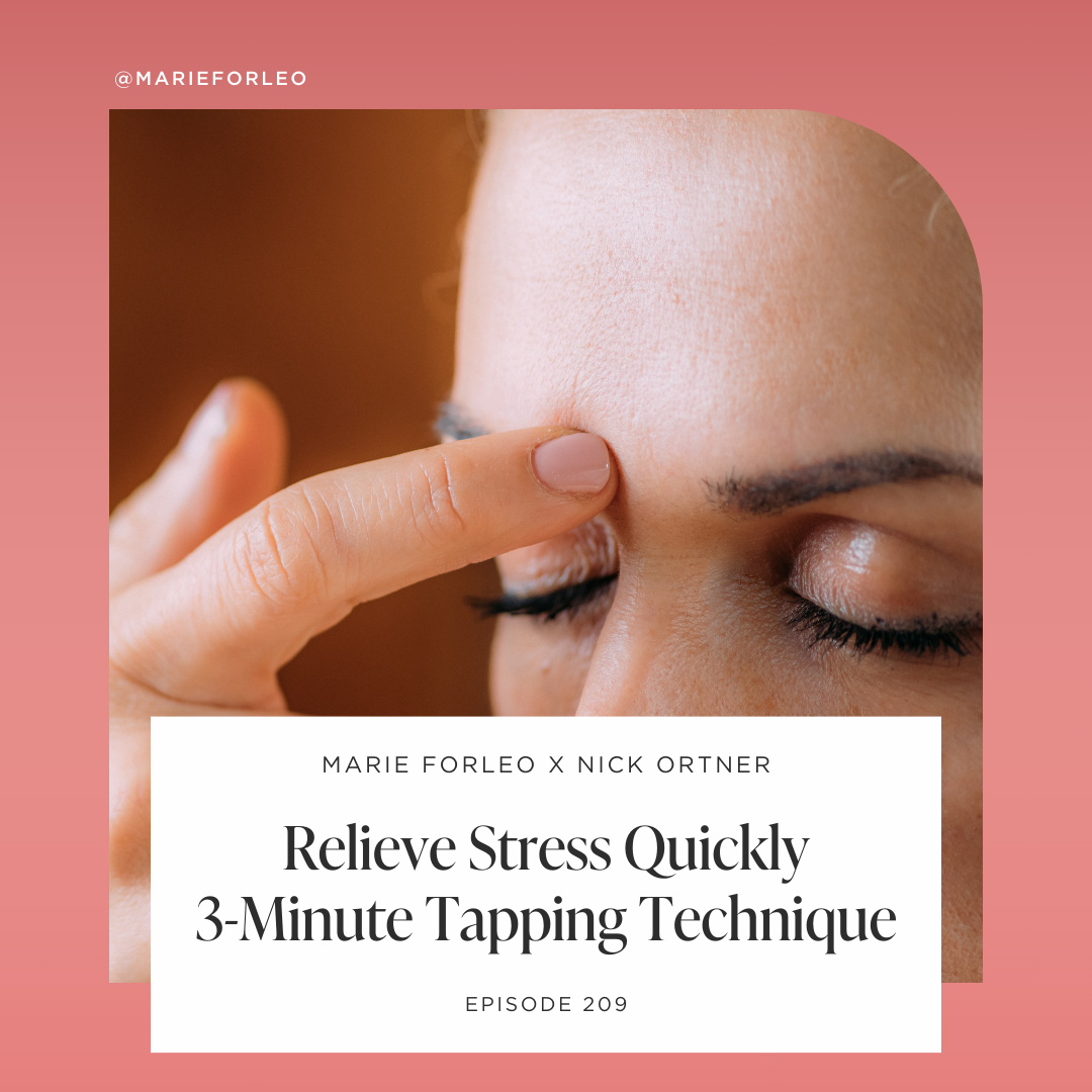 Nick Ortner’s 3-Minute Tapping Technique for Lowering Stress