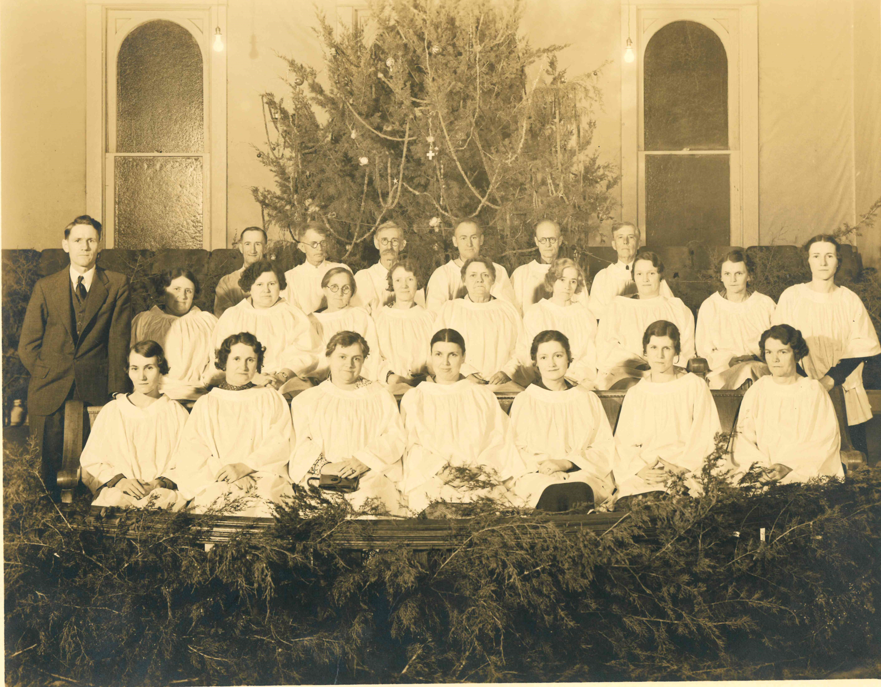 Methodist Church Choir, ca. 1935