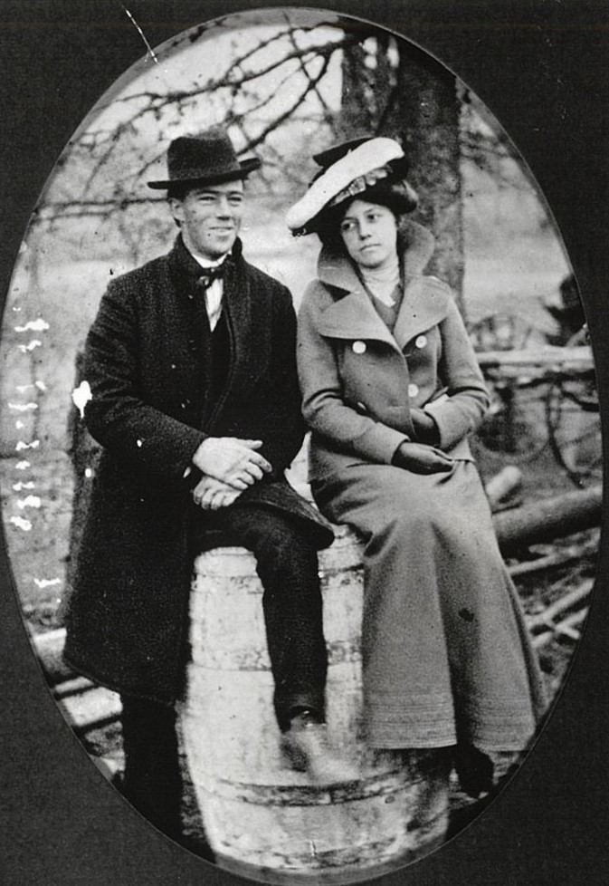 Hezekiah 'Khi' Balch and Mattie Kate Boswell, ca. 1902
