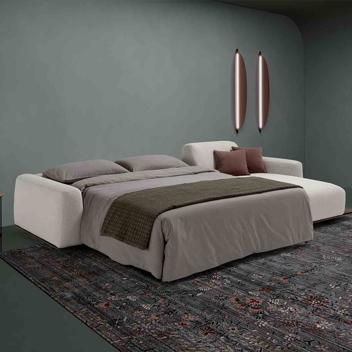 Convertible, Smart and Luxury Fox Sofa Bed by Dienne in IOTA Furniture