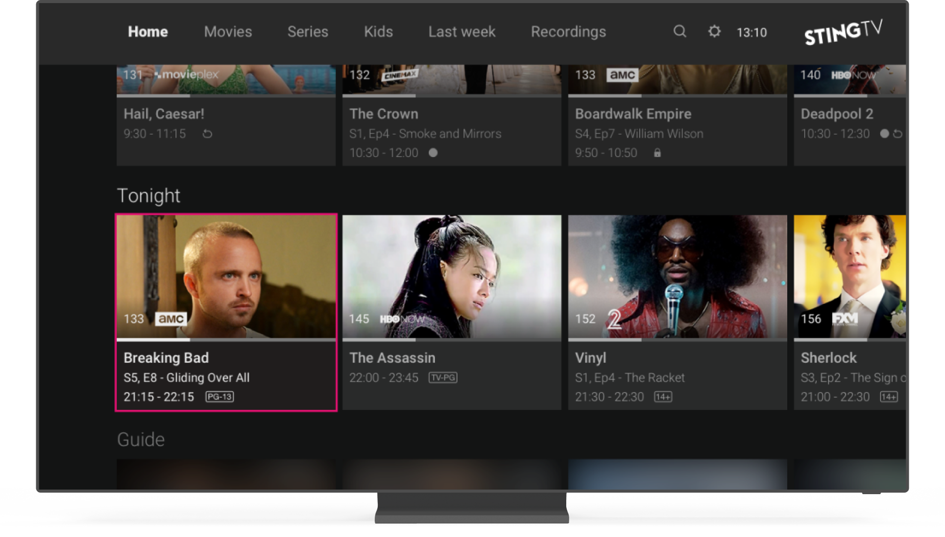 3SS • Case Study: yes. STINGTV