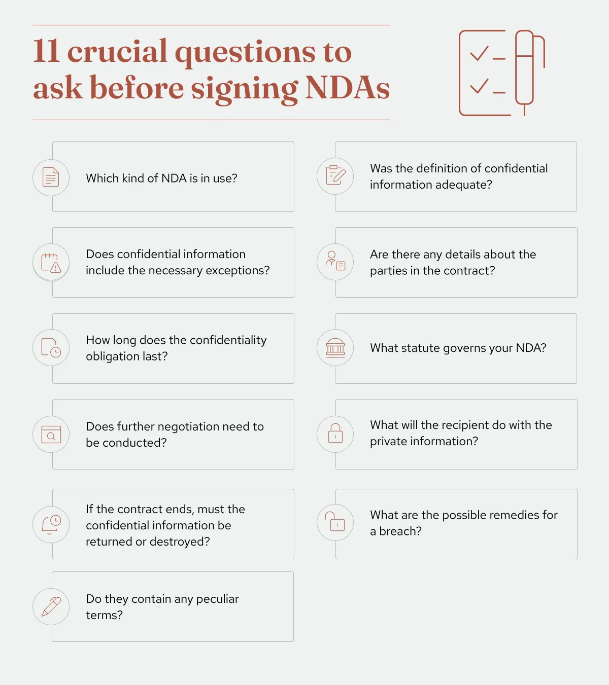 The Ultimate NDA Checklist: Draft, Review & Sign NDAs with Confidence