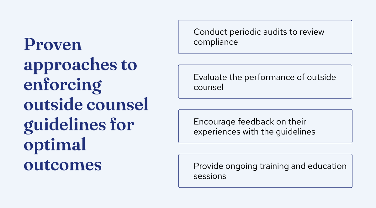 How to Build Effective Outside Counsel Guidelines?