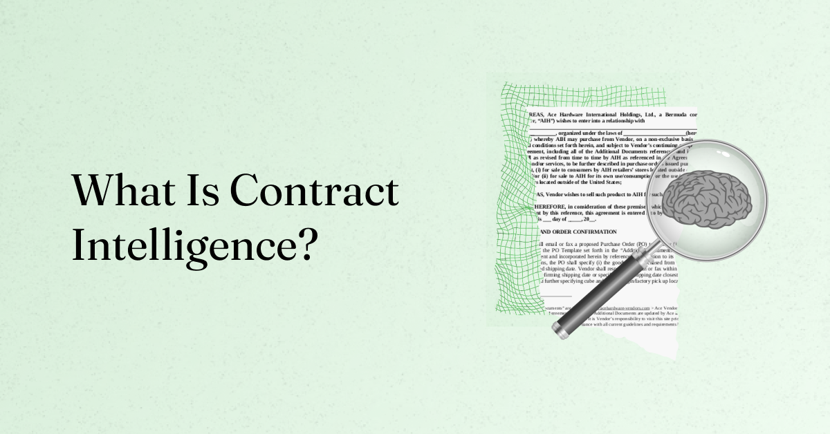 What Is Contract Intelligence?