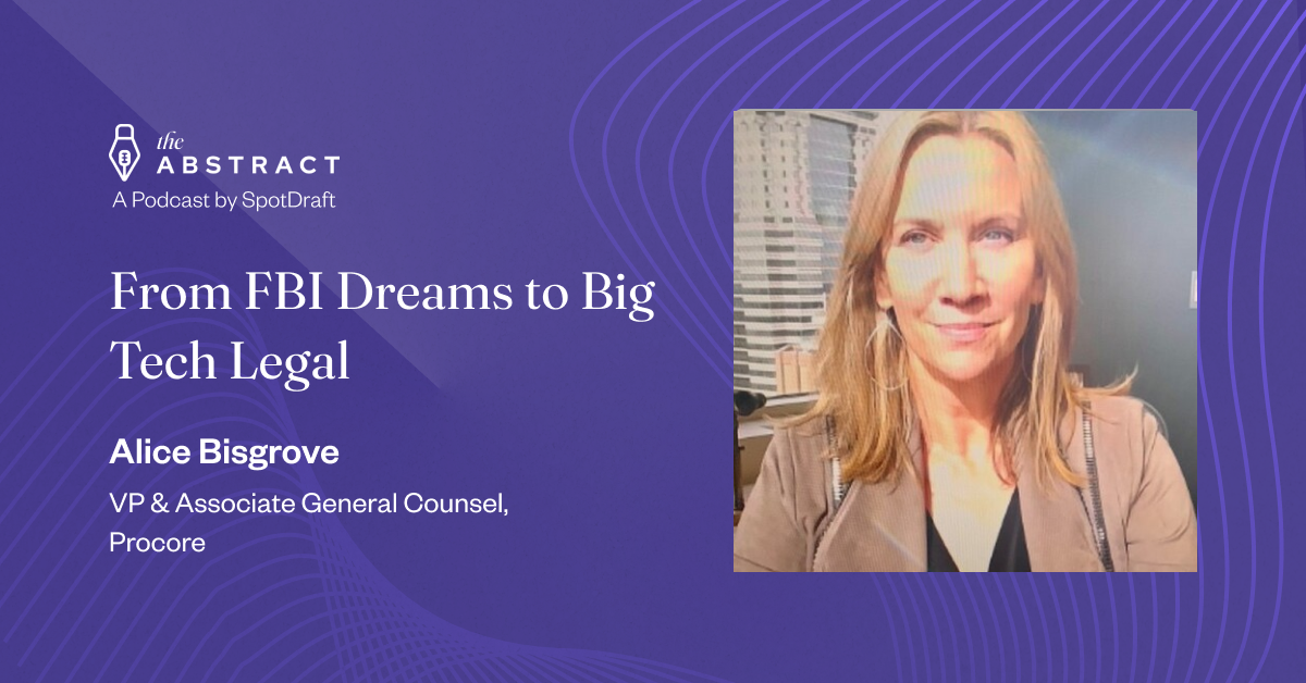 From FBI Dreams to Big Tech Legal: Alice Bisgrove, VP & Associate ...