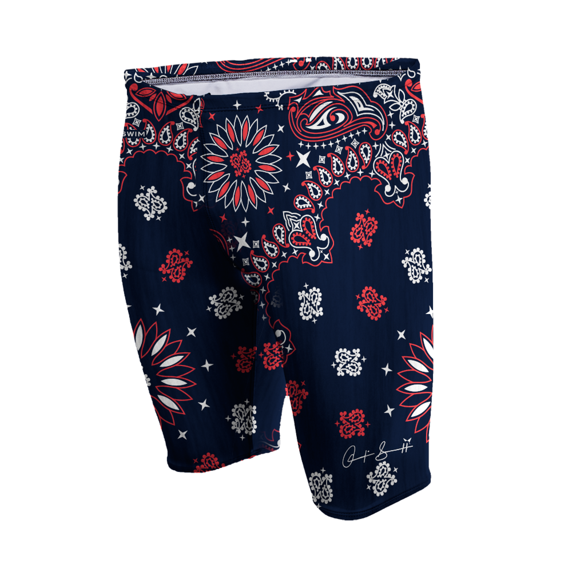 Austin Surhoff Signature Jammer Red/White/Blue | Fike Swim