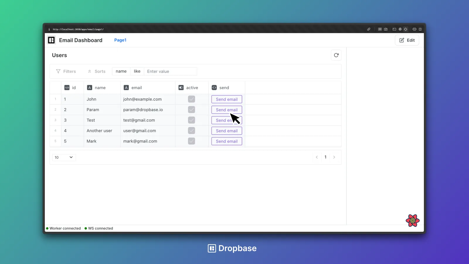 Dropbase | Build backend operations software, AI fast.