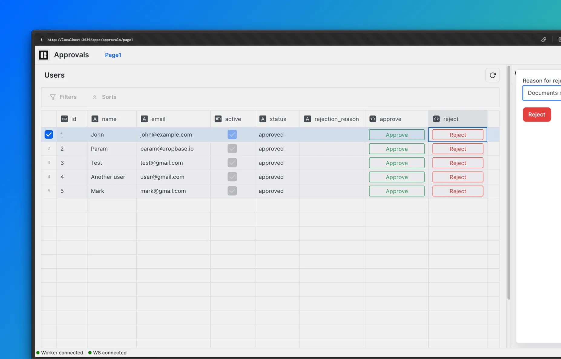 Dropbase | Build backend operations software, AI fast.