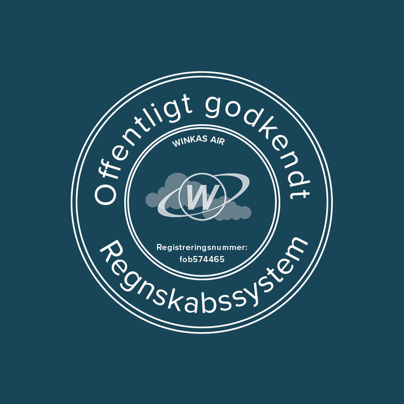 WinKAS Air er et offentligt godkendt digitalt bogføringssystem