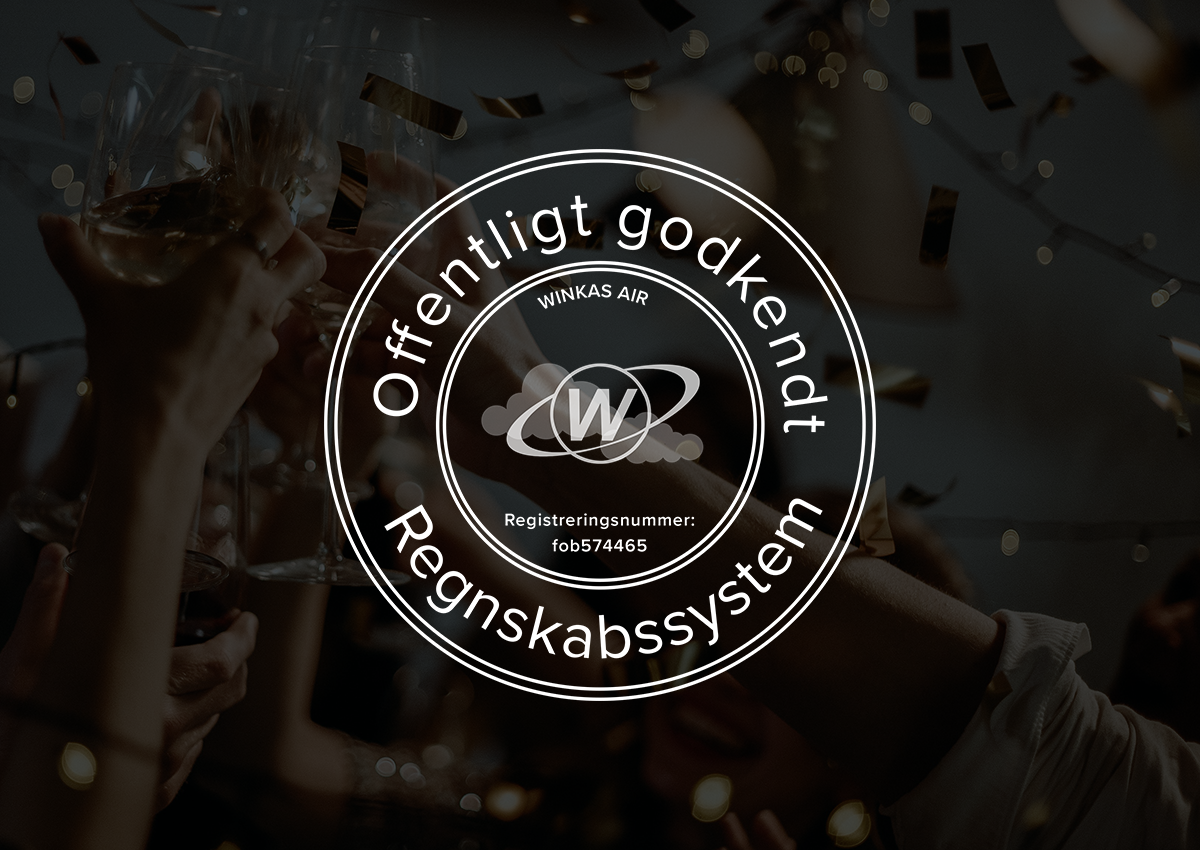 WinKAS Air er et offentligt godkendt digitalt bogføringssystem