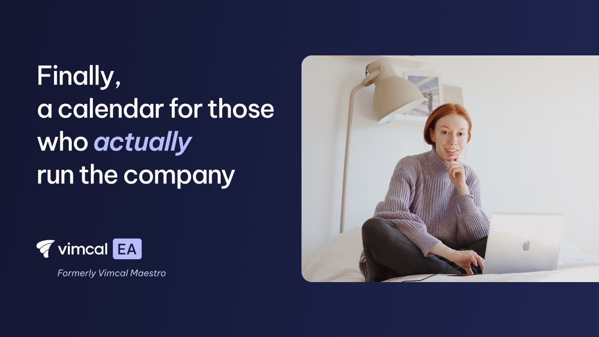 Vimcal EA - The first calendar designed specifically for Executive ...