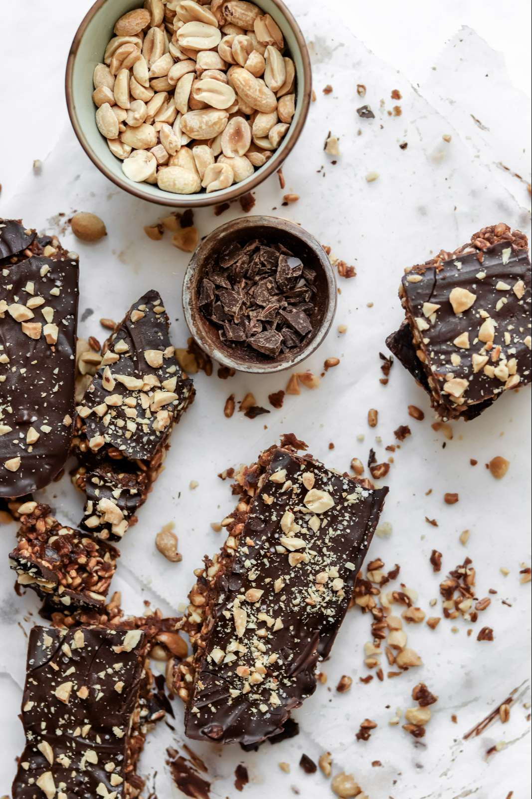 Popped Farro Peanut Butter Date Bars | The Maker Makes