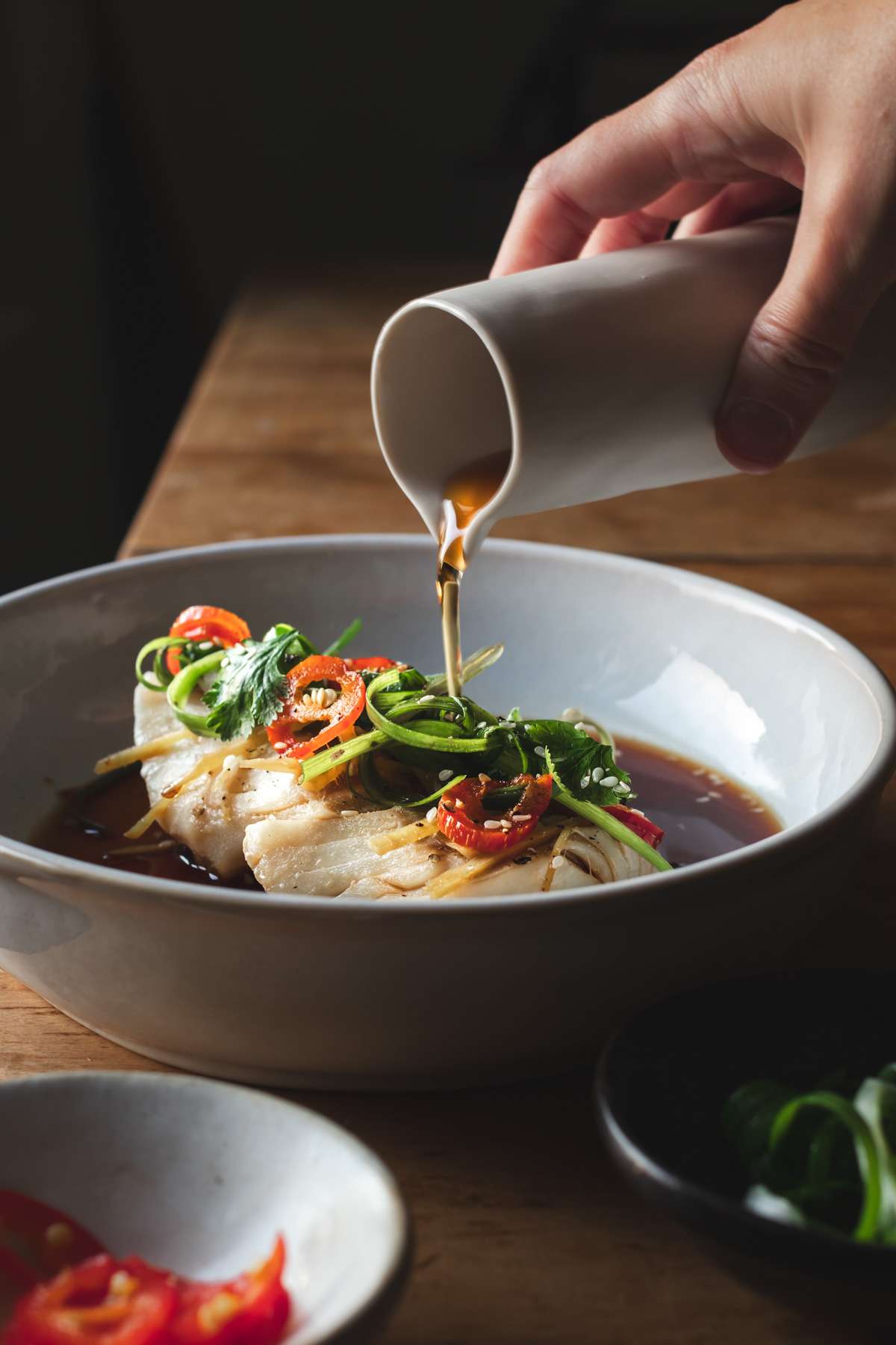 Cantonese Steamed Fish with Ginger and Spring Onion | The Maker Makes