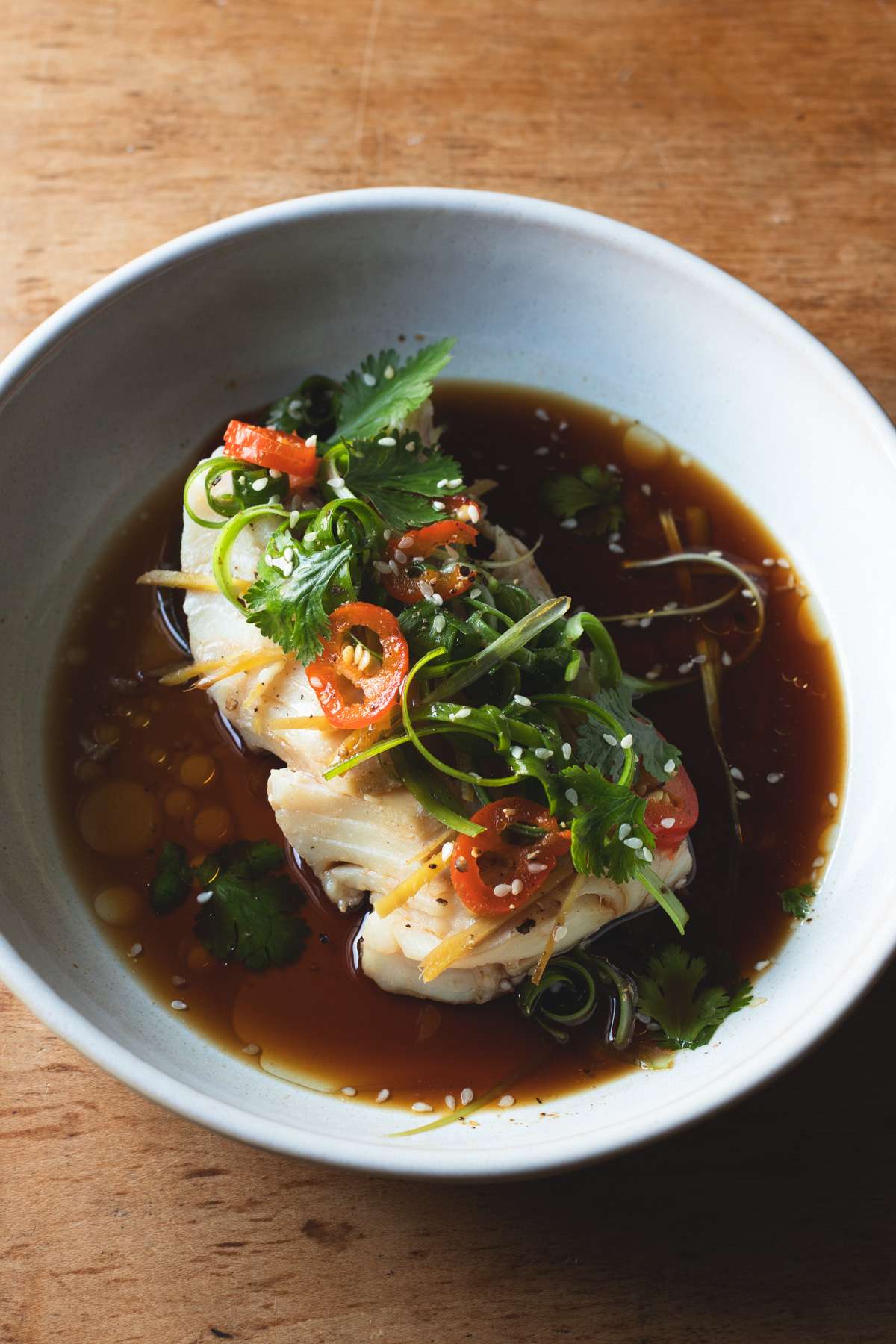 Cantonese Steamed Fish with Ginger and Spring Onion | The Maker Makes