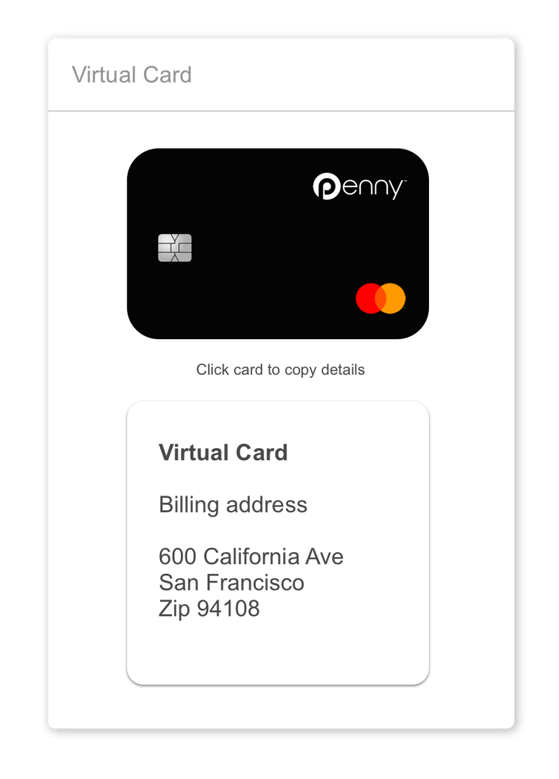 Penny Inc | Free Virtual Credit & Debit Cards For Small Business