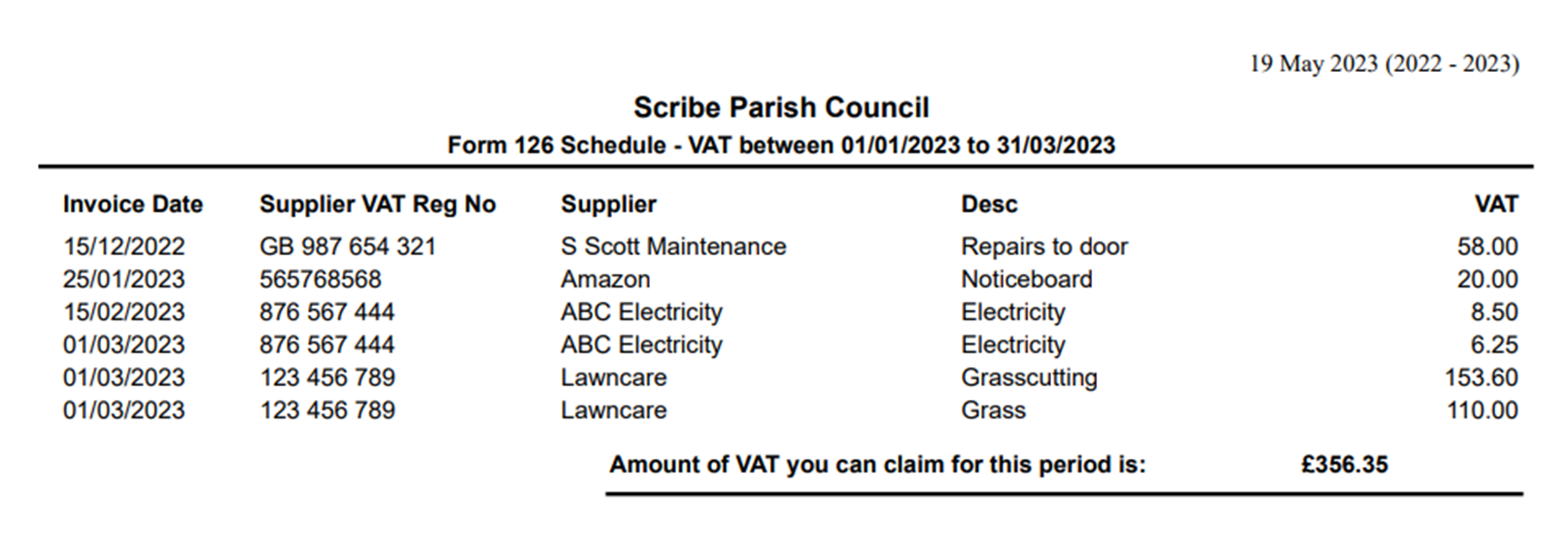 Reclaiming VAT for Non-VAT Registered Councils
