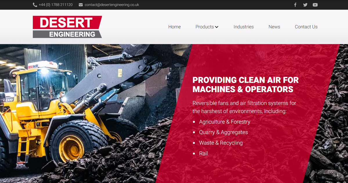 Contact Us - Desert Engineering Ltd - Dust Protection for Machines ...