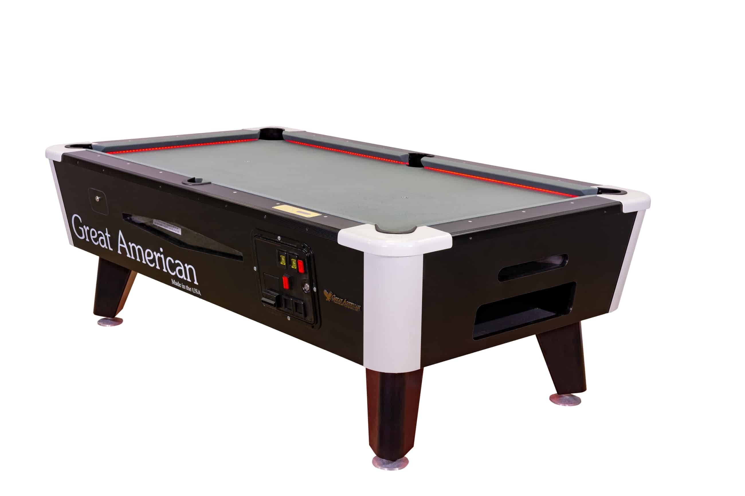 Black Beauty Commercial Pool Table by Great American Recreation