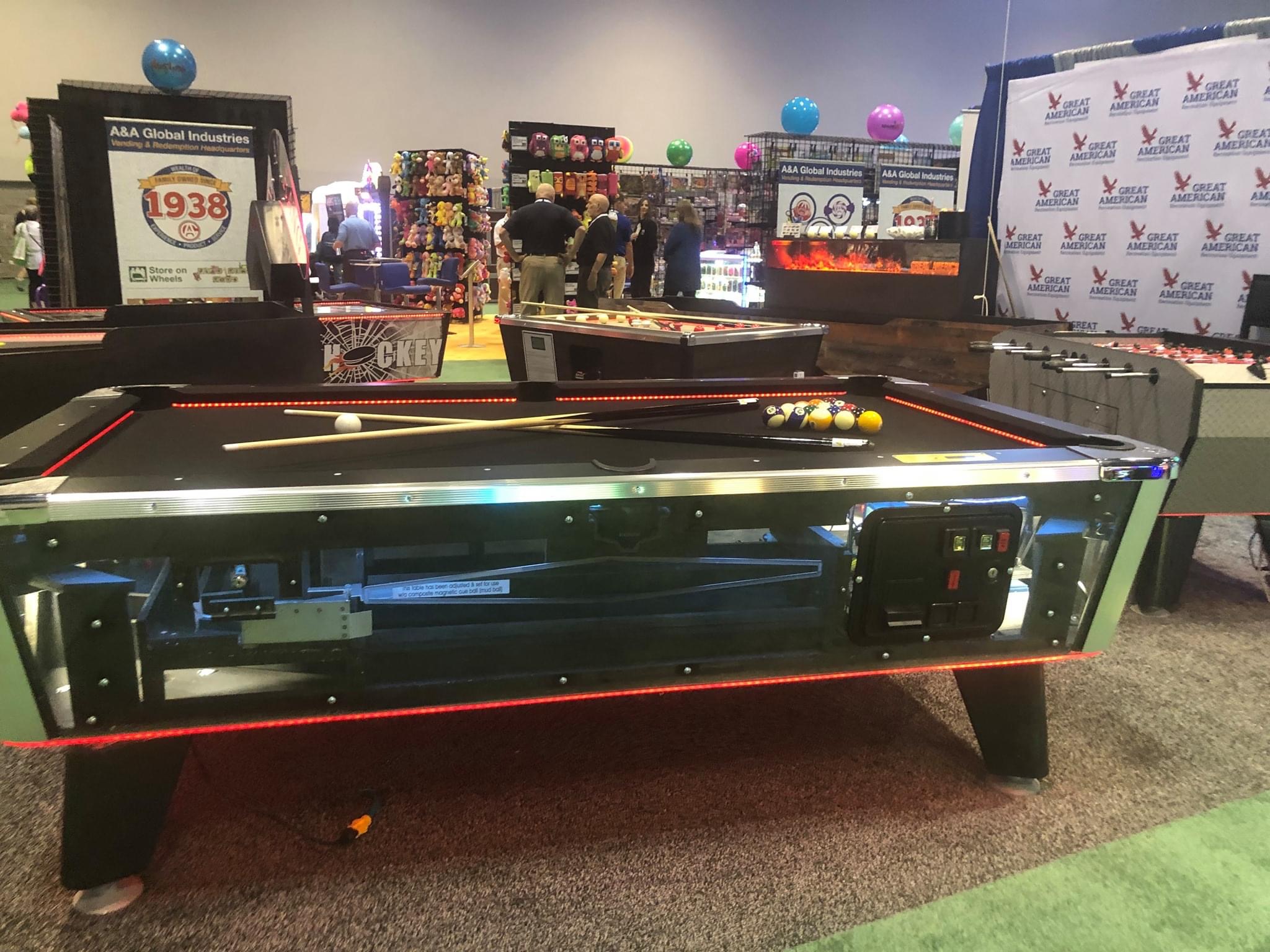 Luminous Commercial Pool Table by Great American Recreation