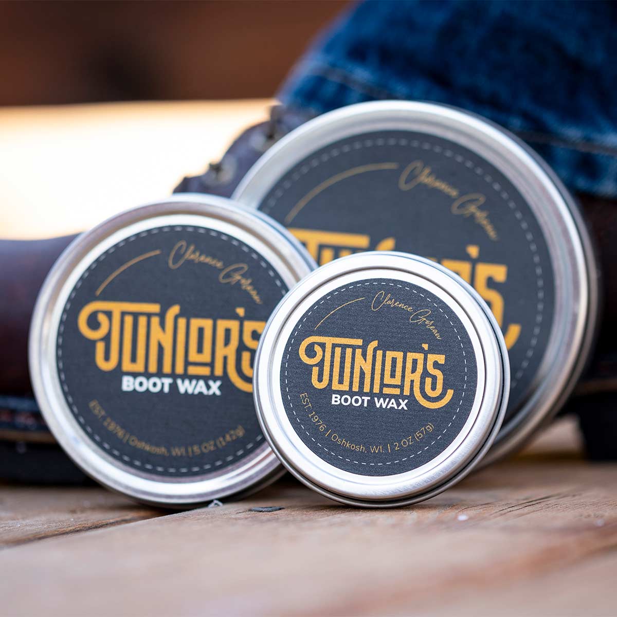 Junior's Boot Wax Packaging