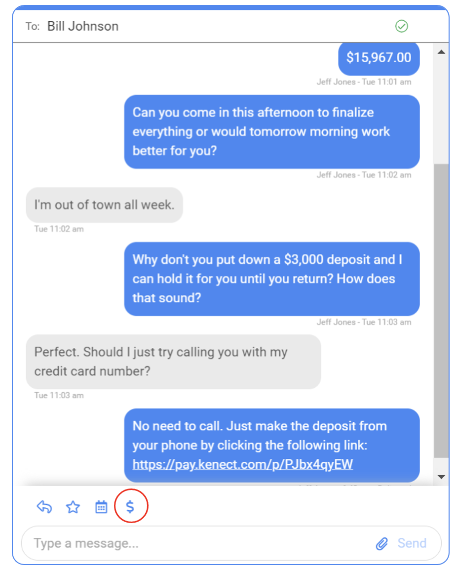 How to Collect Touch-Free Payments From Customers Via Text | Kenect