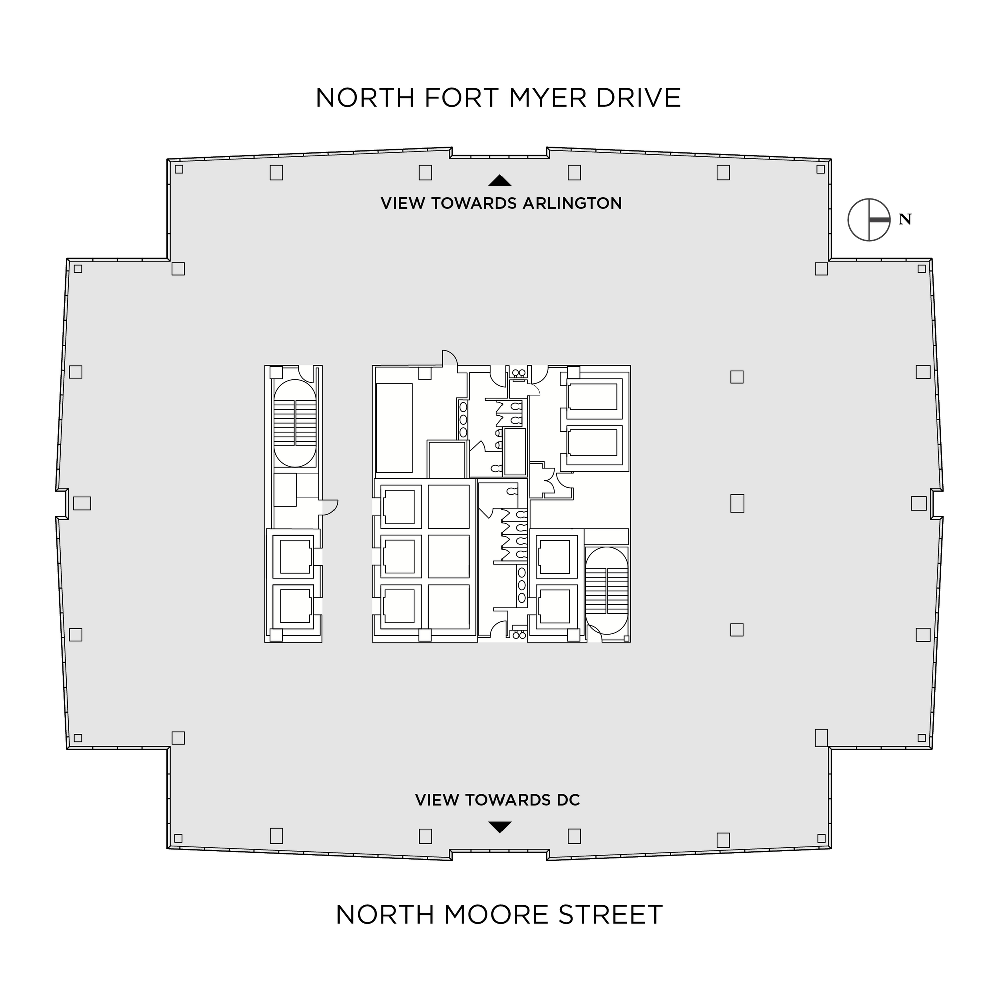 1812 North Moore - Typical Floor Plate