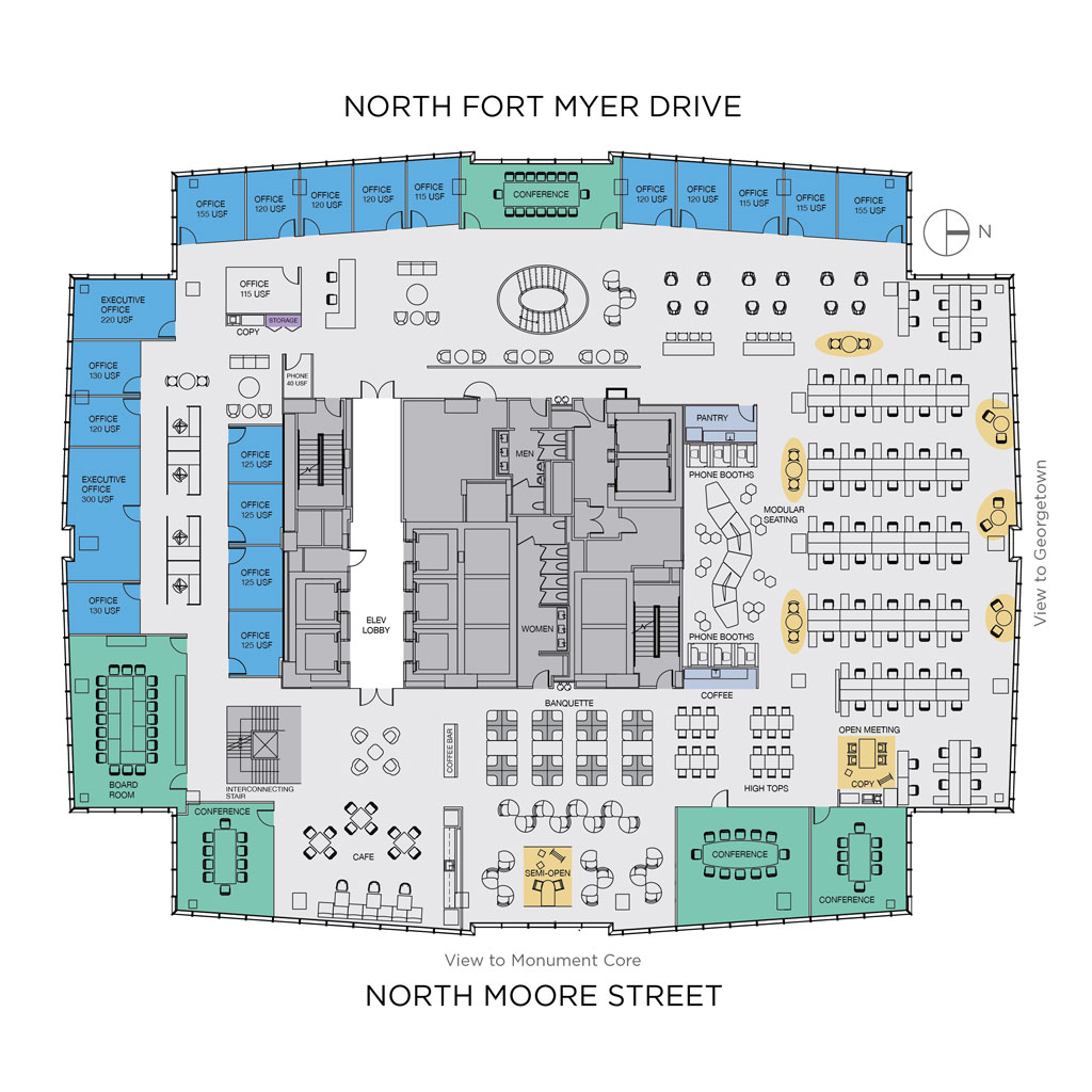 1812 North Moore - Typical Floor Plate