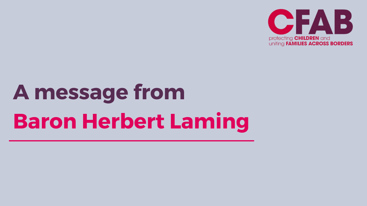 Lord Laming supports our Safe, Secure, and Thriving Campaign