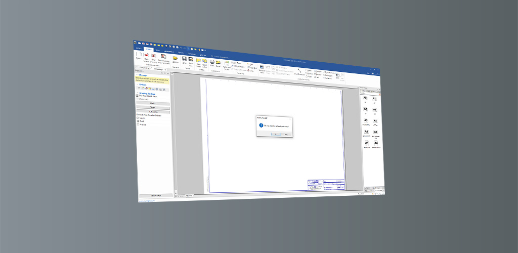 Byt ritningsram på befintlig 2D-ritning (ICD) | Solidmakarnas Supportblogg