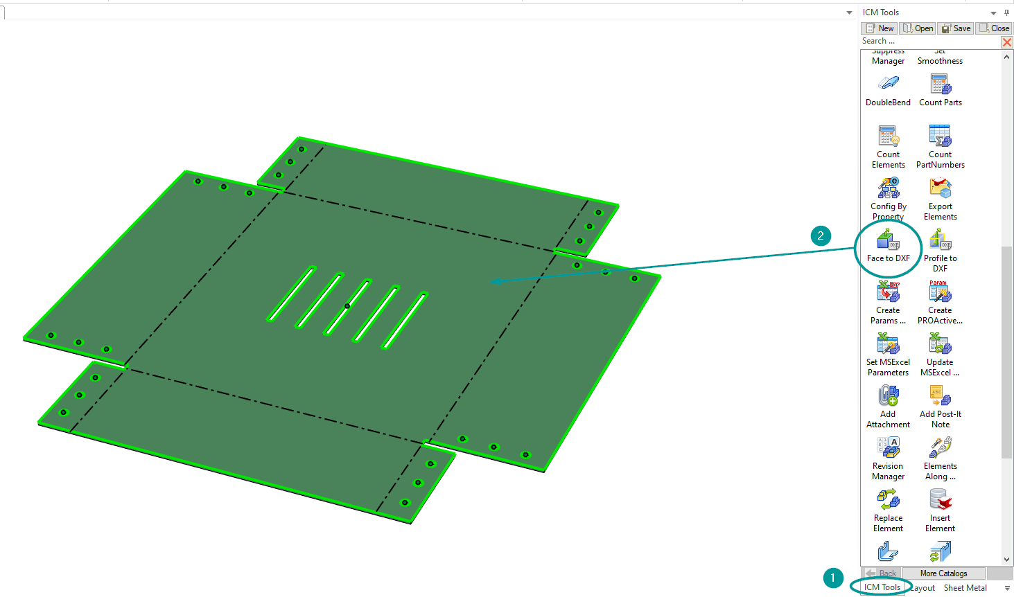 En djupdykning i funktionen Face to DXF | Solidmakarnas Supportblogg