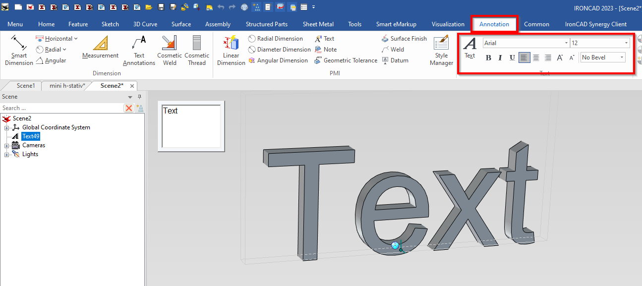 Så här skapar du 3D-text i olika former | Solidmakarnas Supportblogg