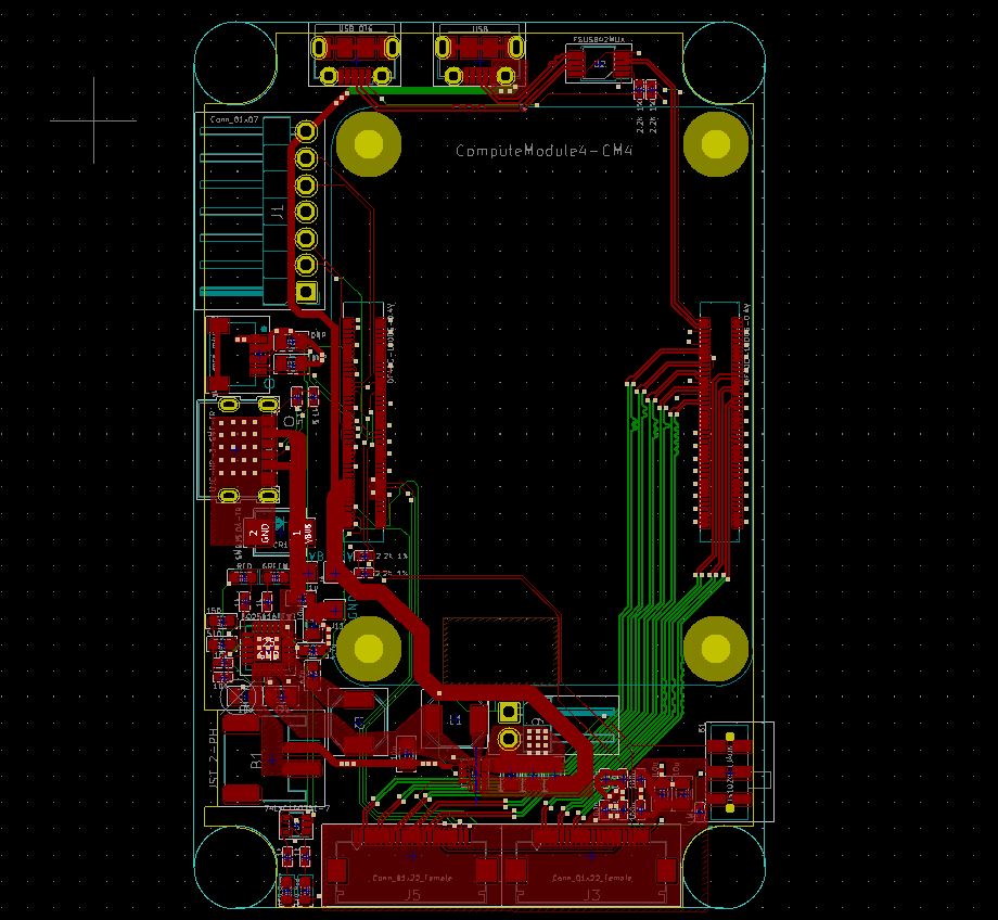 Raspberry Pi CM4 Carrier Board for LEGO SPIKE Prime