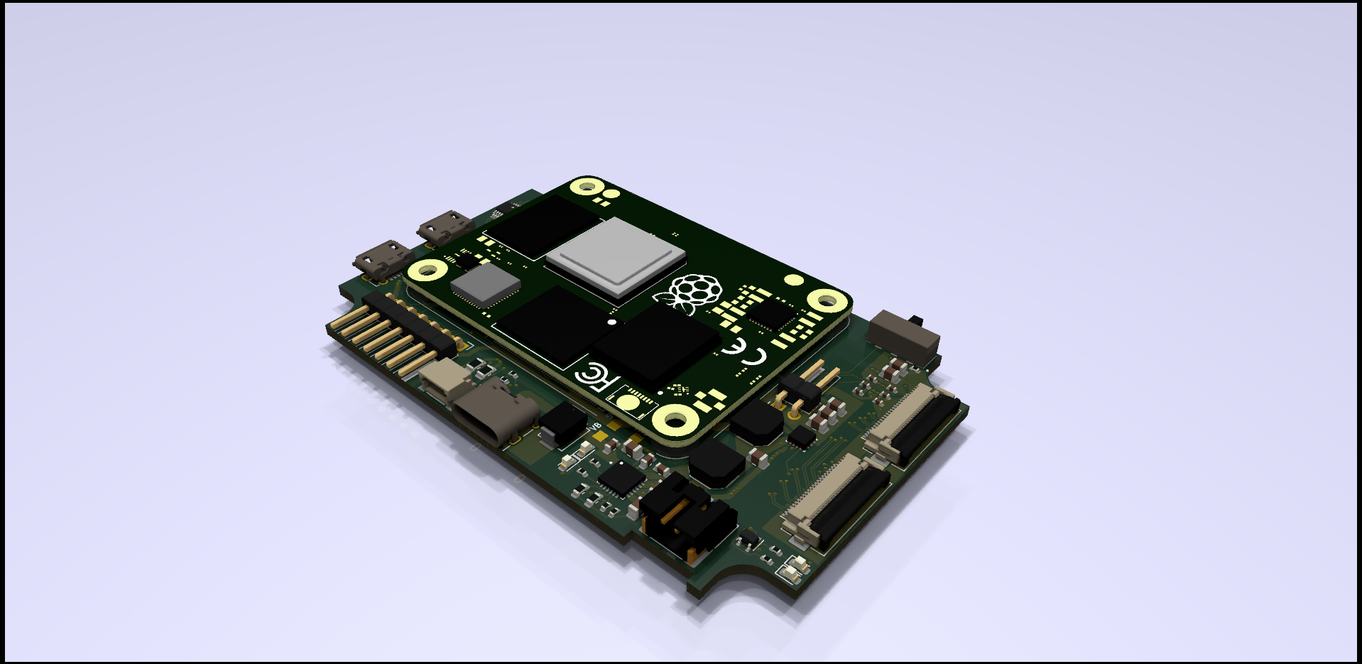 Raspberry Pi CM4 Carrier Board for LEGO SPIKE Prime