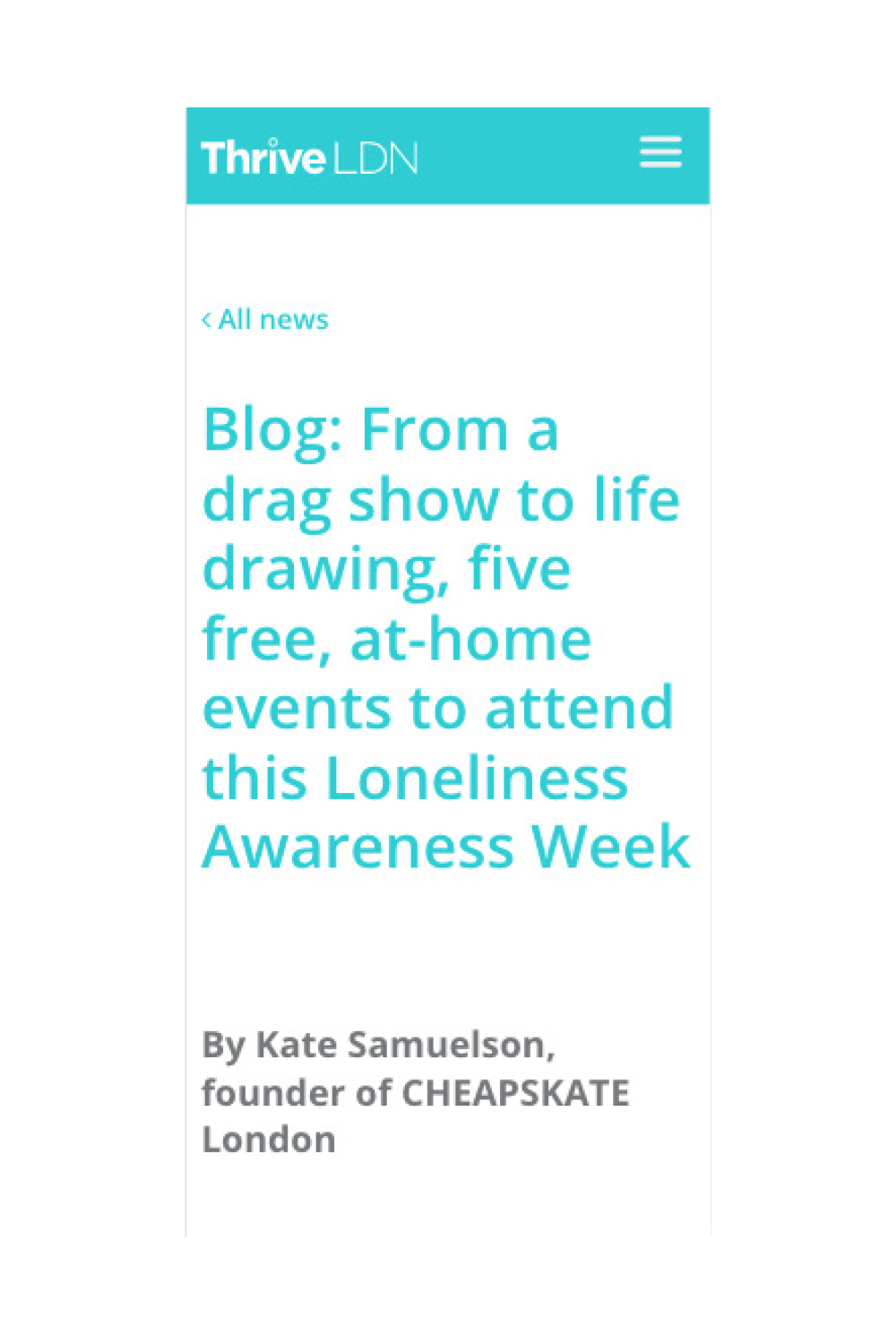 Work with us | Cheapskate London