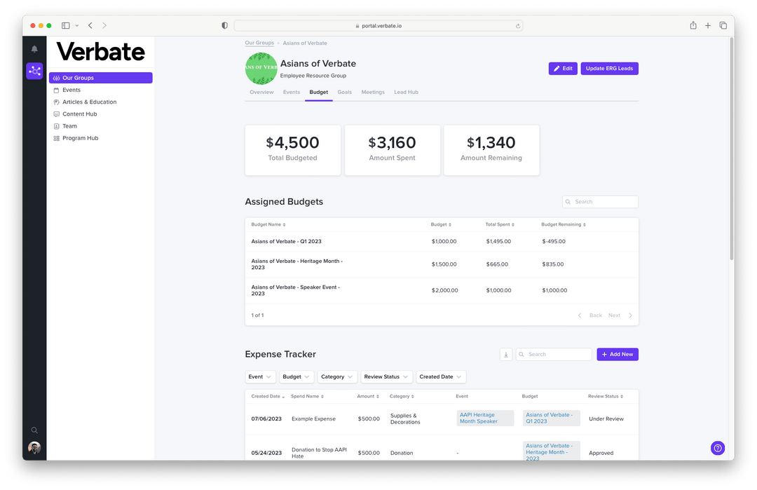 Verbate | Employee Resource Group Community & Platform