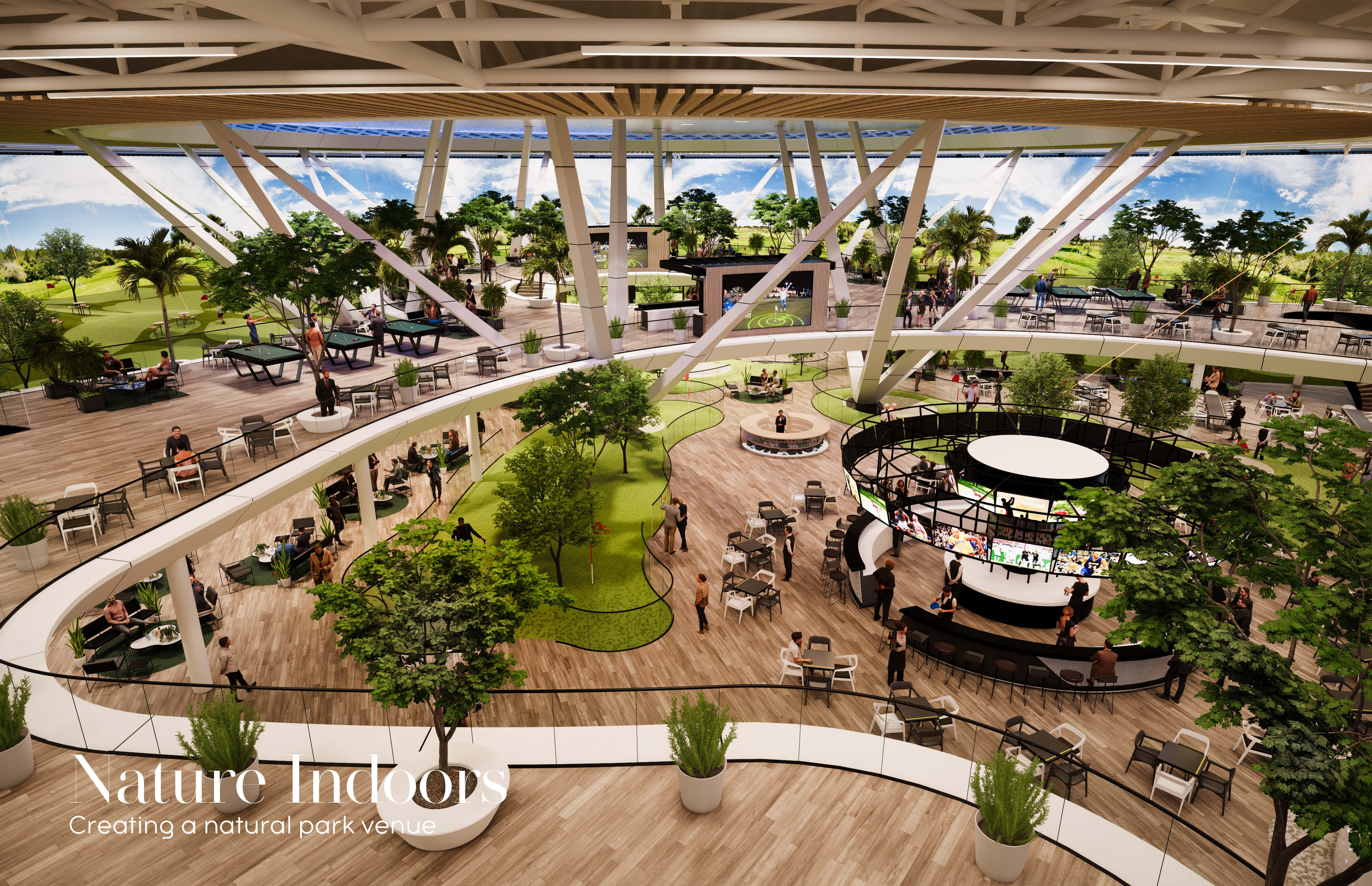 eGolf NextLinks Arena, La Quinta, California, USA