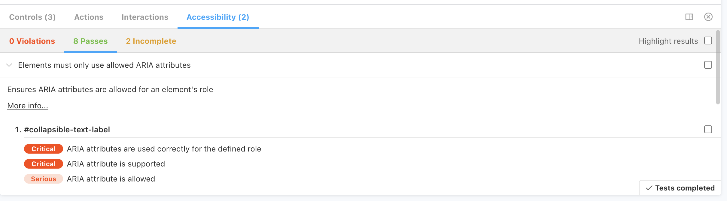 Accessibility with React and Storybooks