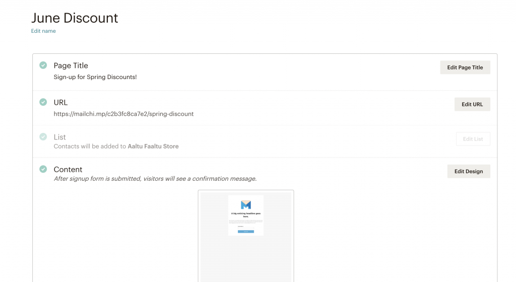How to Create Eye-Catching Mailchimp Landing Pages (With Examples ...