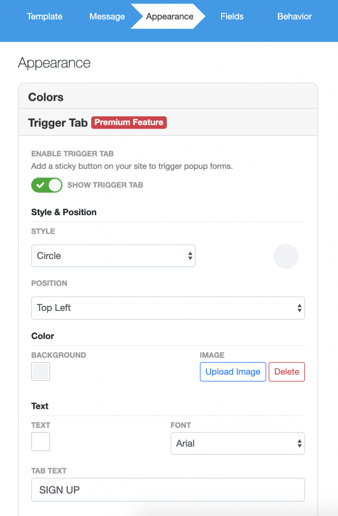 Introducing Trigger Tabs: Maximize your conversions | Mailmunch
