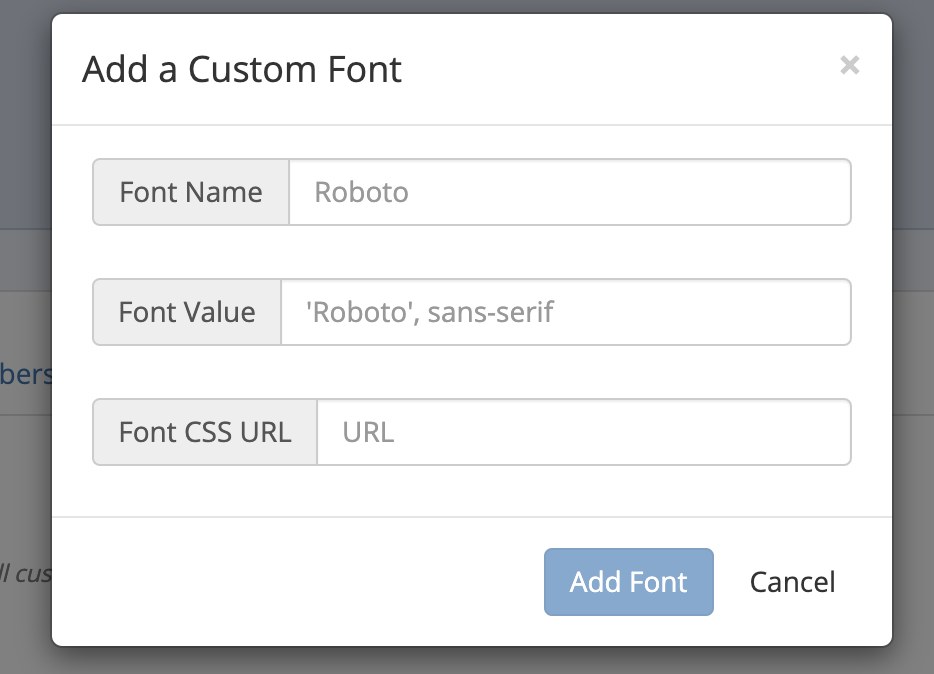 Feature Release: Custom Fonts | Mailmunch
