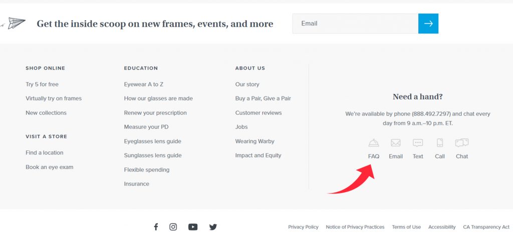 7 Best Practices to Create a Perfect FAQ Page | Mailmunch