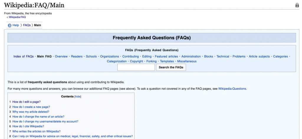 7 Best Practices to Create a Perfect FAQ Page | Mailmunch