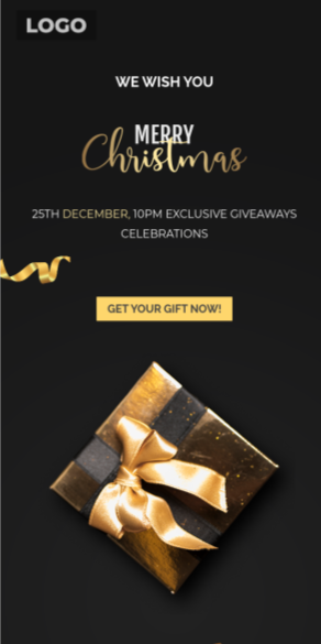 Christmas Gift Email Template | Mailmunnch