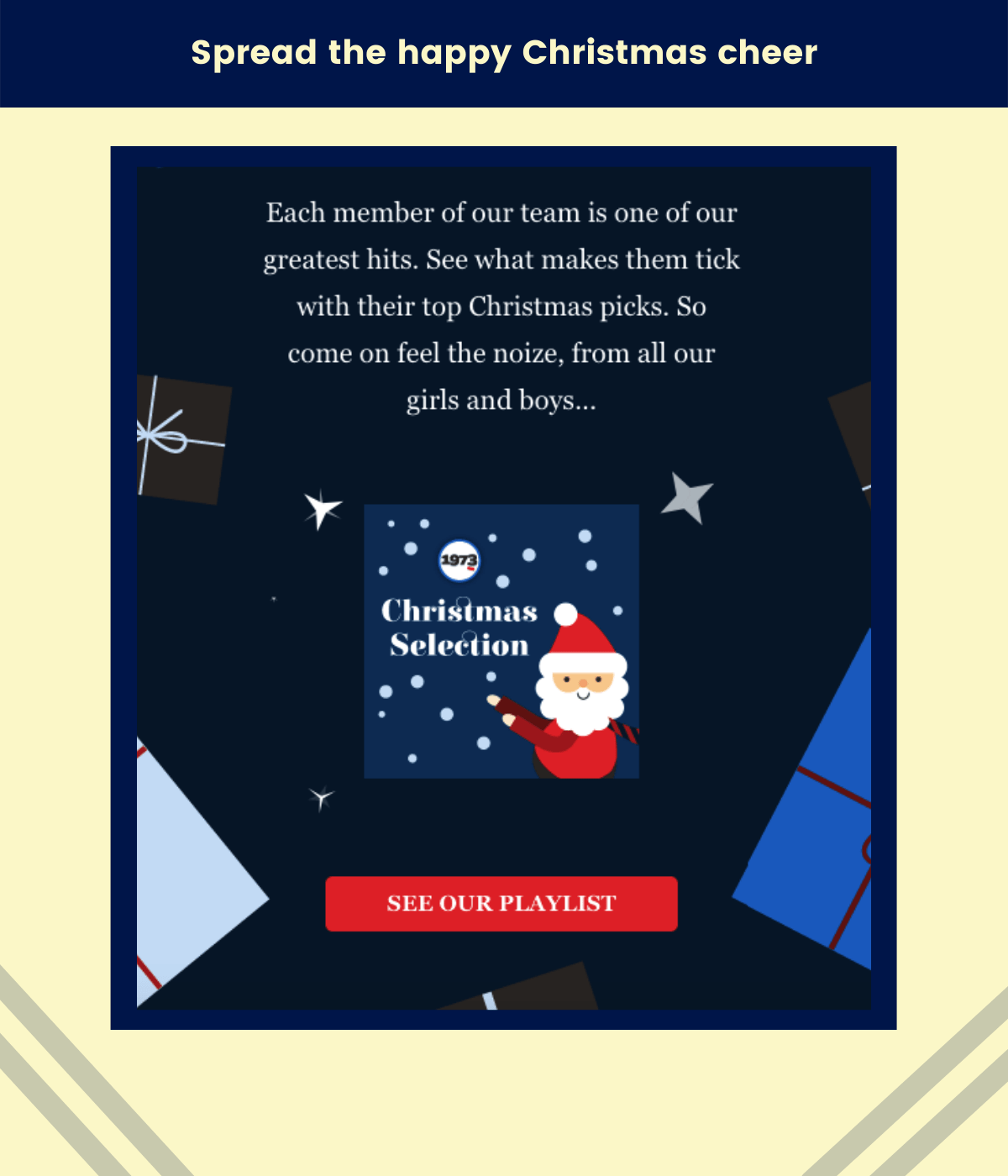 Christmas Email Marketing for 2024: [19+ Ideas and Examples] | Mailmunch